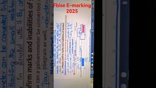 Fbise E Marking 2025 Physics Hssc Paper Checking Fbise Result 2025 ...