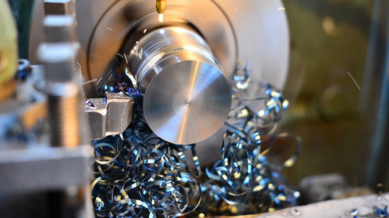 CNC Milling High Speed Cutting and Turning C Axis Process Cutting - YouTube