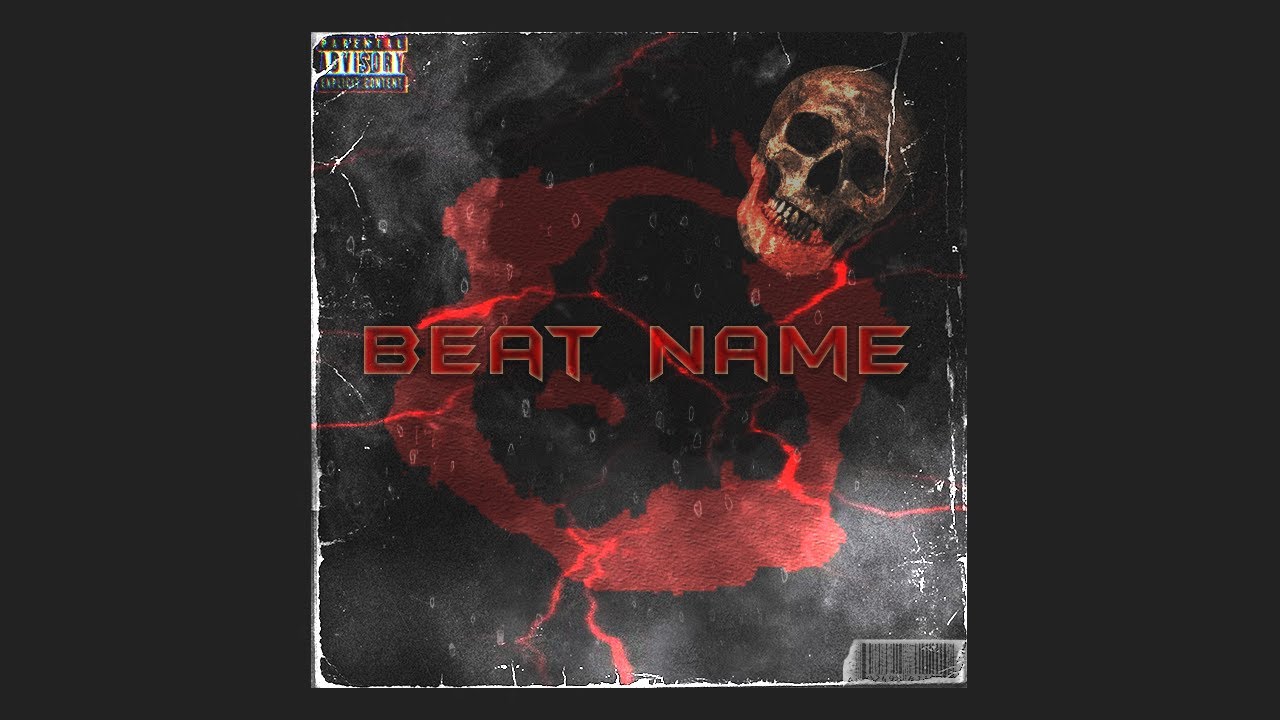 FREE Beat Cover / Beat Overlay / Album Cover - "Skulls 5" Photoshop ...