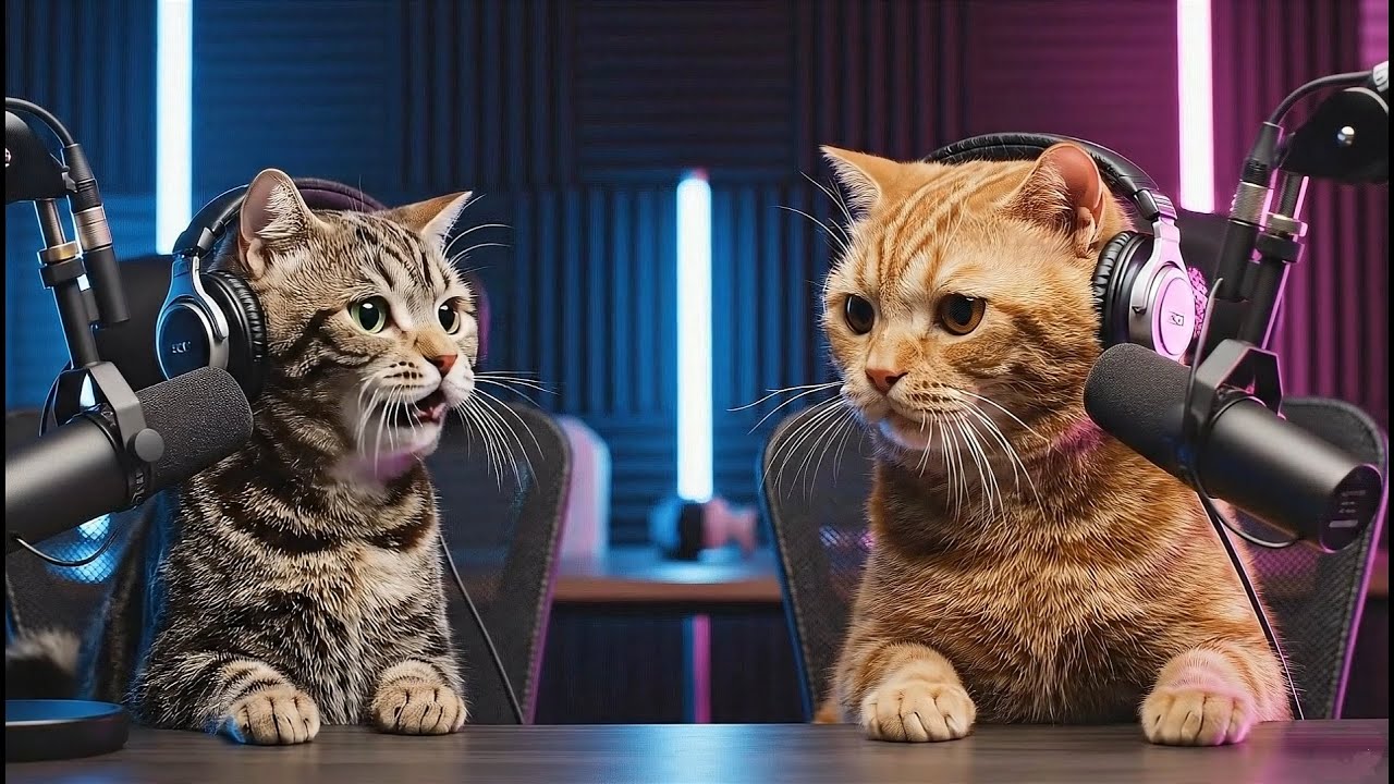 The Cat Podcast Show | Comedy Cat Podcast - YouTube