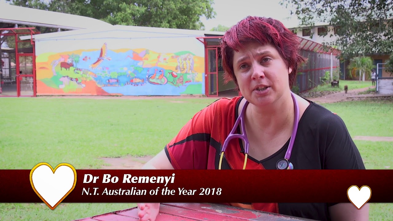 Dr Bo Remenyi, Northern Territory, Australian of the Year 2018 - Take ...