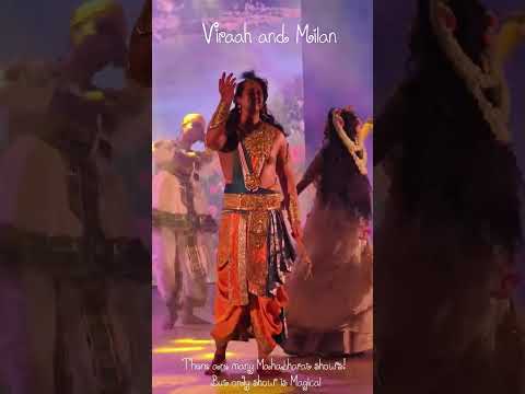 Meere krishna ❤️ last moment 💗 🥹  Watching Sourabh Raaj Jain live on stage as Shri Krishna in