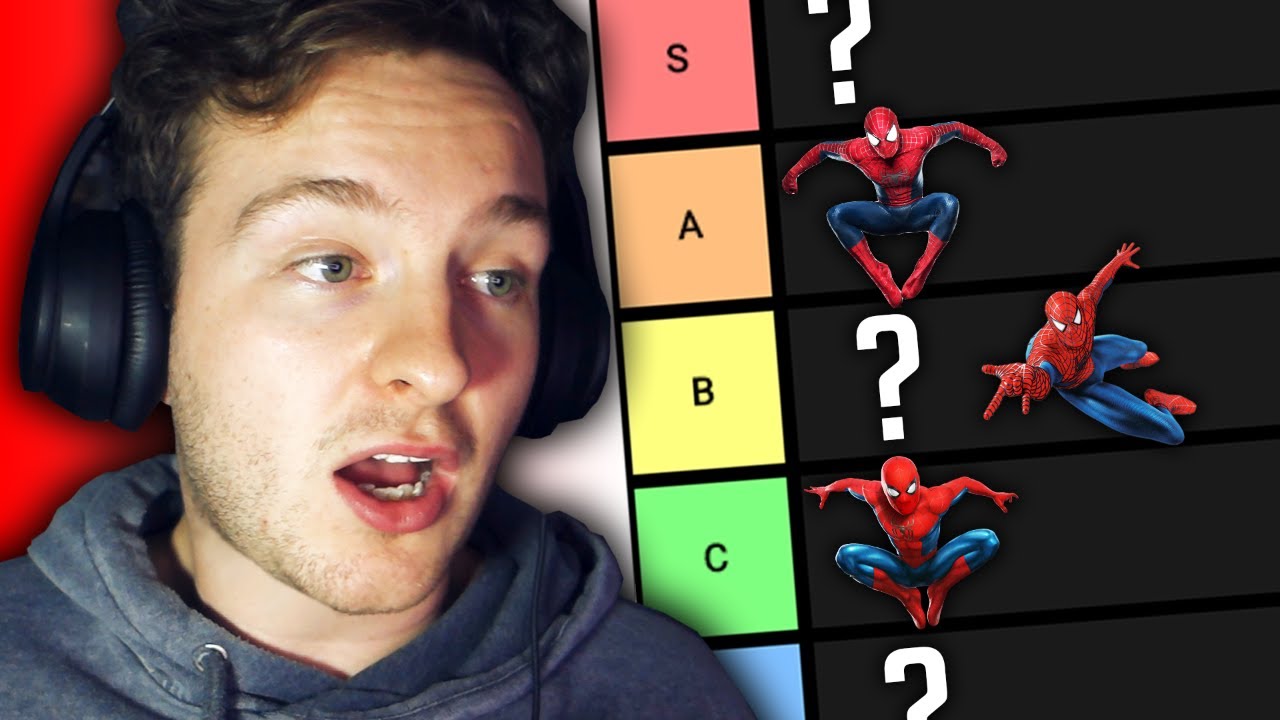 Ranking Every Single Spider-Man Movie / Show! (Tier List) - YouTube