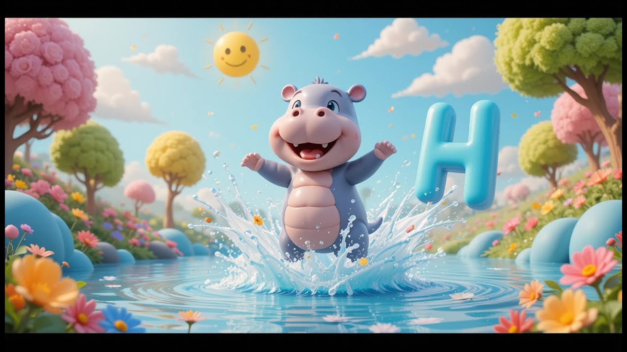 Hippo Counting Song | Learn Numbers with Cute Hippos for Kids - YouTube