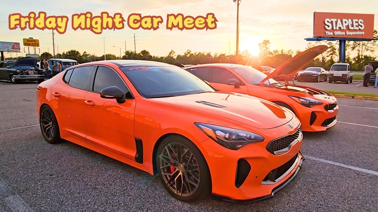 Friday Night Car Meet at Staples 8 23 24 - YouTube