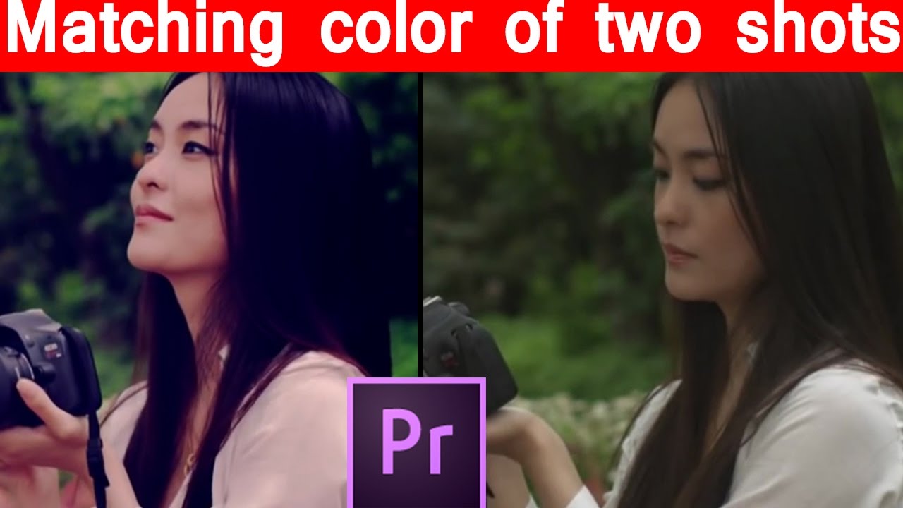 Matching color of two shots in Premiere Pro - YouTube