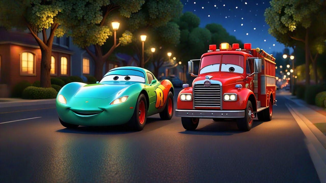 Goodnight Cars | Where Do Cars Sleep at Night? | Soothing Bedtime Song ...