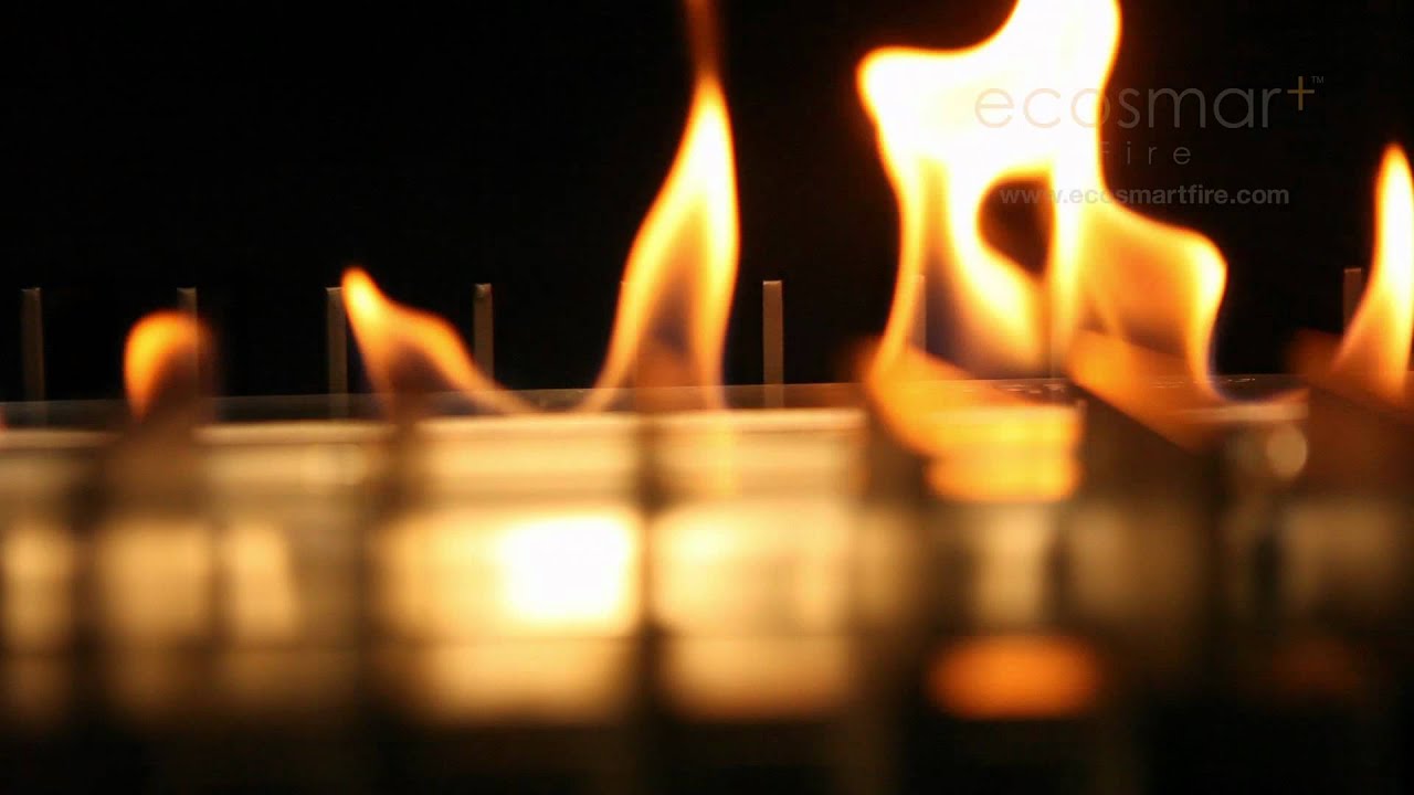 Ecosmart Fire Scope 700 Ethanol Fire Grate - YouTube