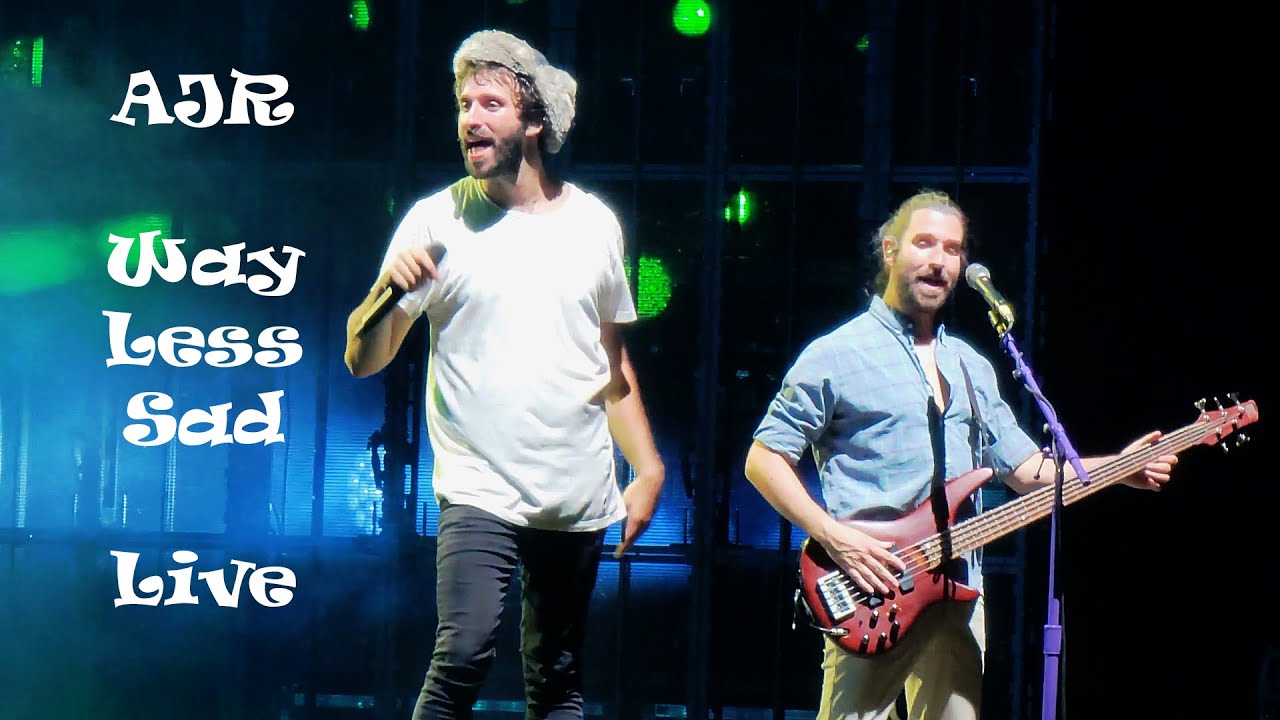 AJR Way Less Sad LIVE (flashing lights) - YouTube