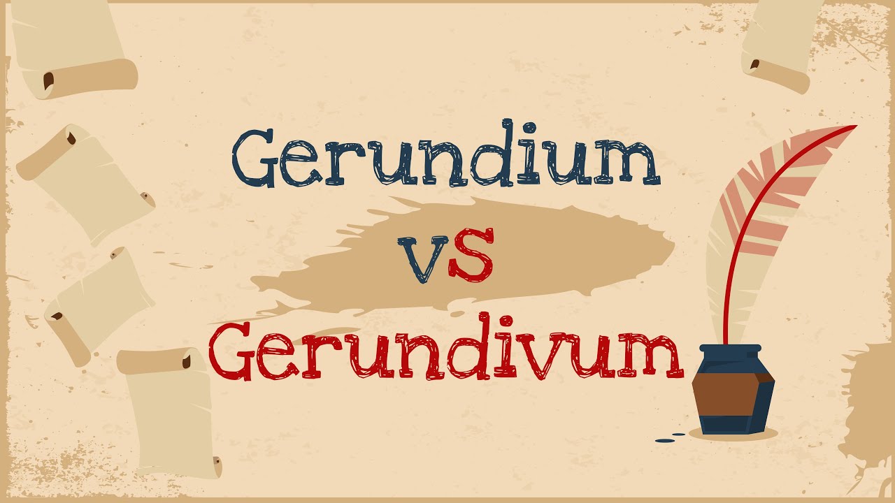 Latein |🥊Gerundium vs. Gerundivum🩳 Was ist was? - YouTube