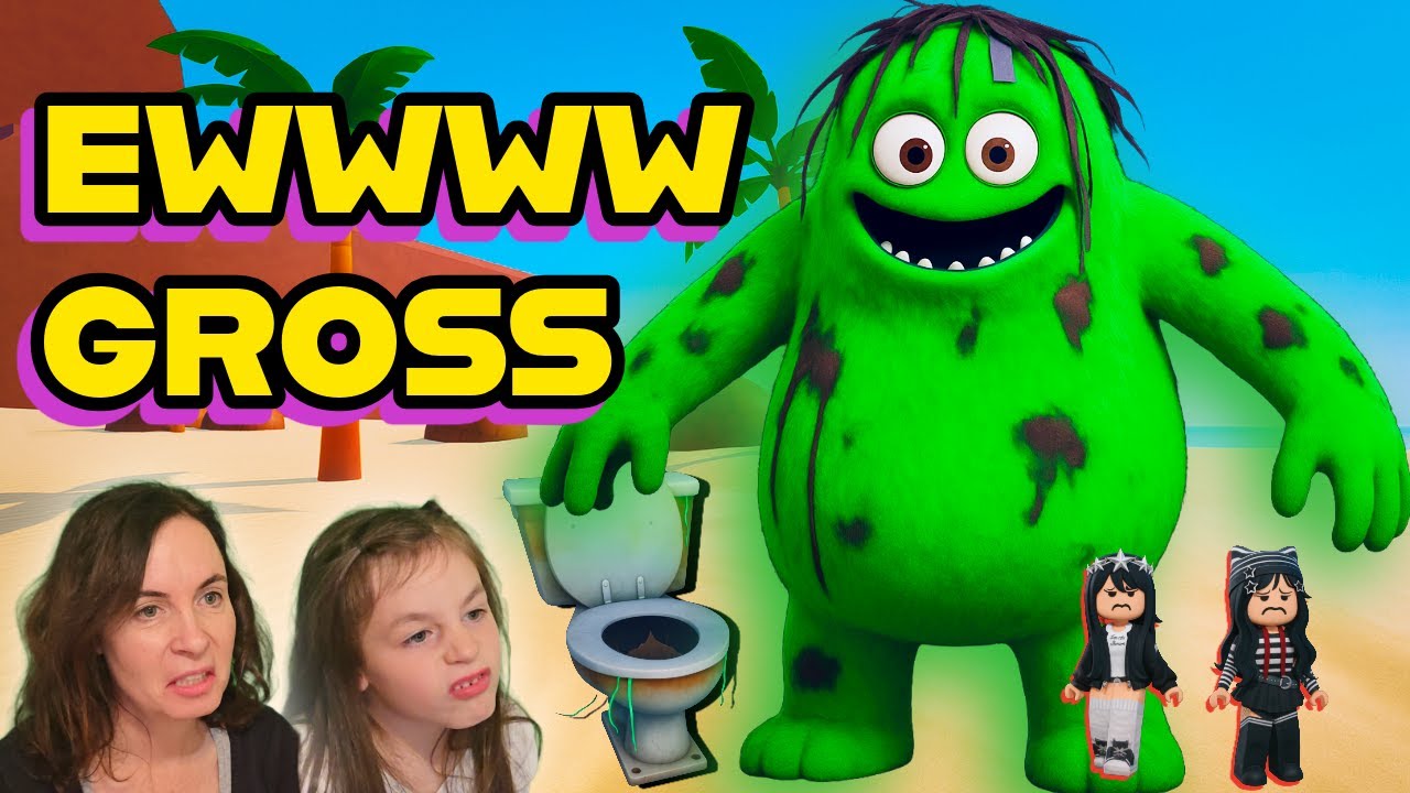 EWWWW GROSS! Roblox Trash Monster Obby Was DISGUSTING 🤢😂 - YouTube