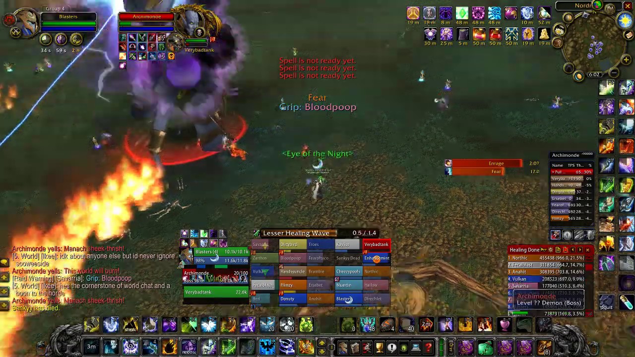 Archimonde Mount Hyjal - TBC Netherwing - Rsham PoV - YouTube