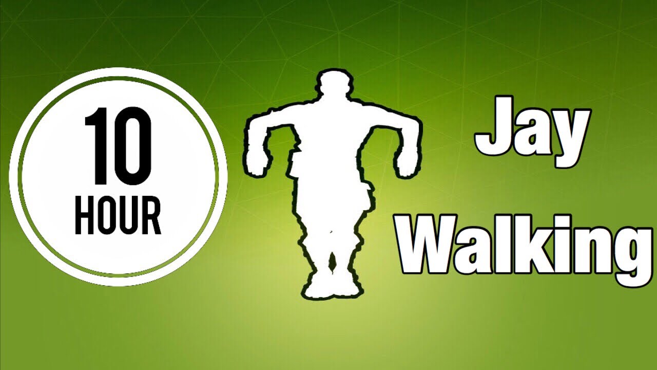 FORTNITE JAYWALKING EMOTE 10 HOURS - YouTube