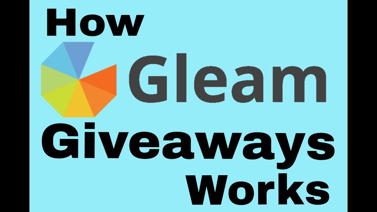 How GLEAM Giveaway Works l Full Explanation with Example I Technical ...