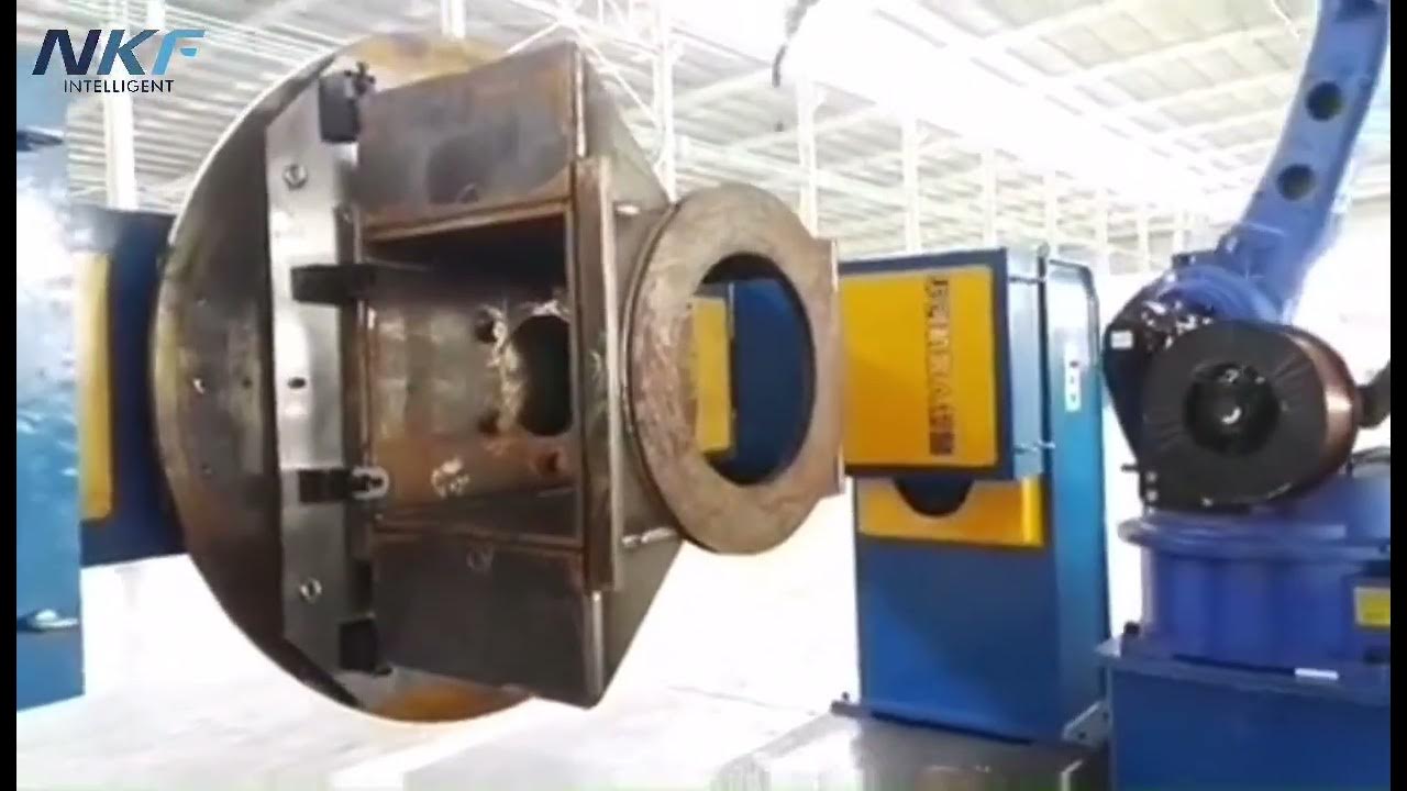 Our two-axis U type positioner, synchronizing with Yaskawa robot, is applied to automated ...