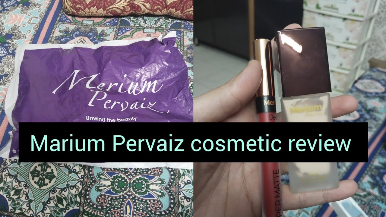 Marium Pervaiz foundation unboxing | Honest review foundation|| Mobile ...