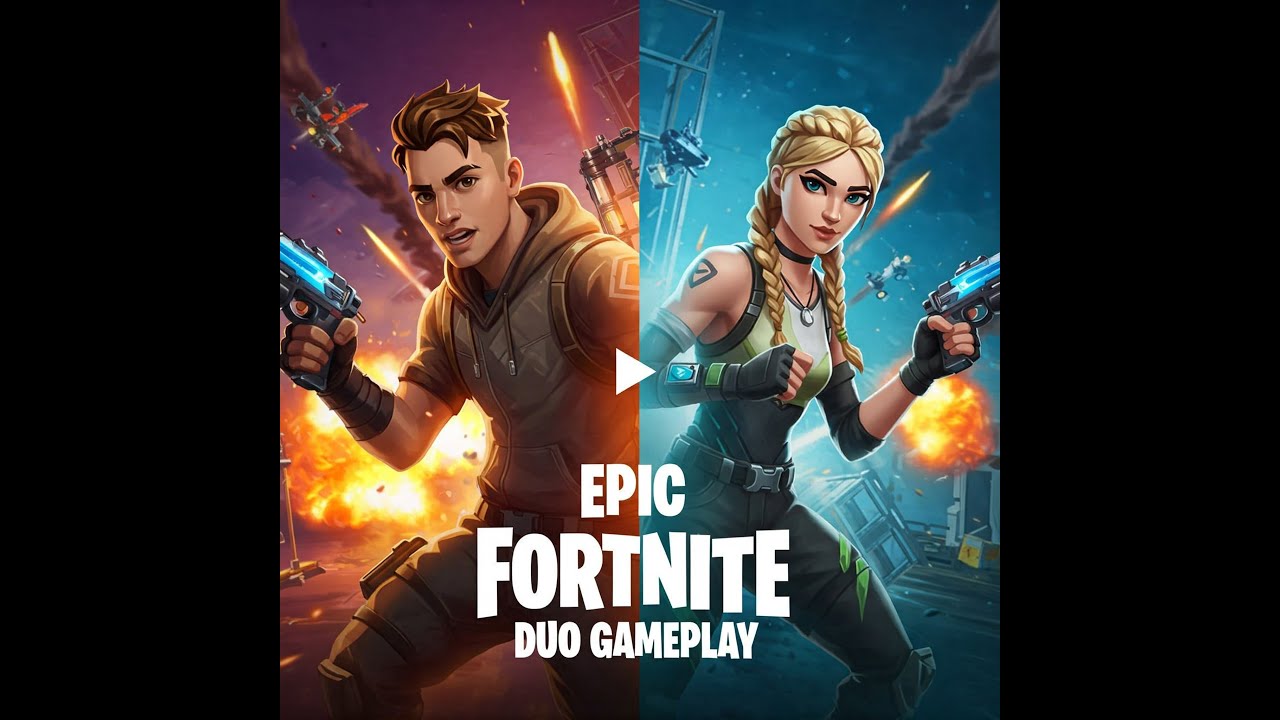 1v1 Split Screen Zero Build Battle! - YouTube