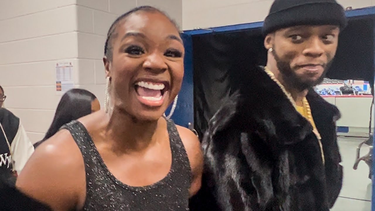 Claressa Shields & Papoose LEAVE ARENA BOO’D UP like a GWOAT; FINAL ...
