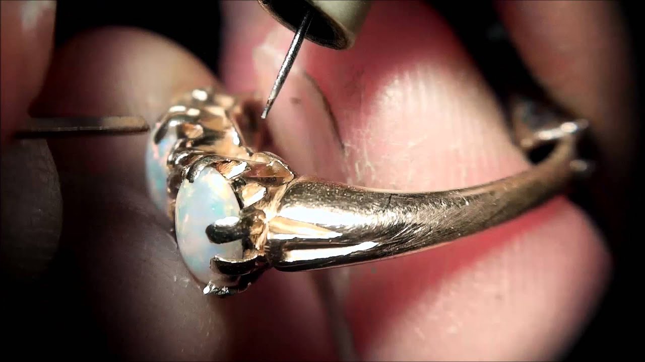 Weld retip on an opal - YouTube