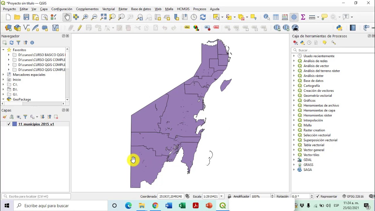 QGIS BASICO 03 insertar capas - YouTube