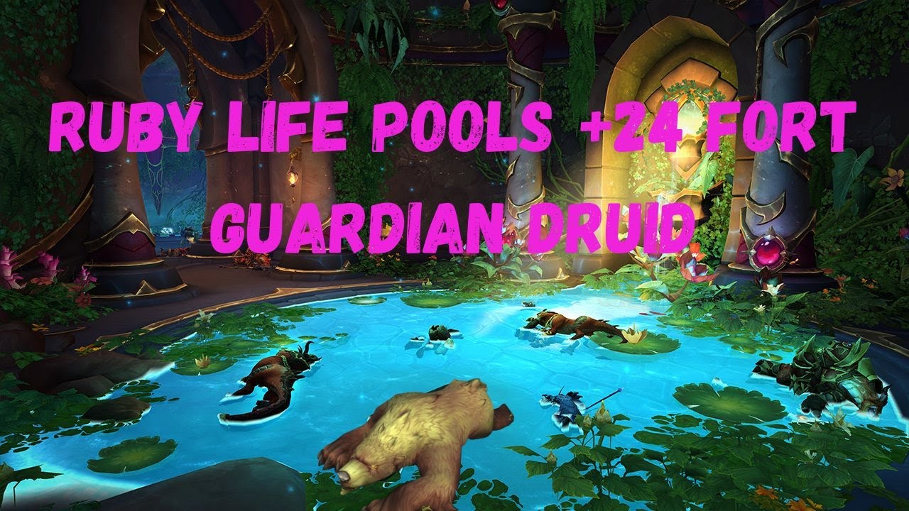 Guardian Druid M+ 24 Ruby Lifepools | Fort Raging Quaking | Flame Dance ...