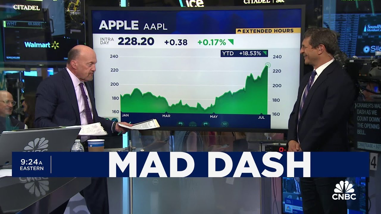 Cramer’s Mad Dash: Apple - YouTube