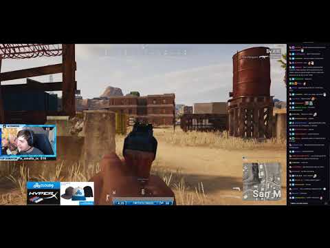 Shroud First Game On New Desert Map PUBG + chat