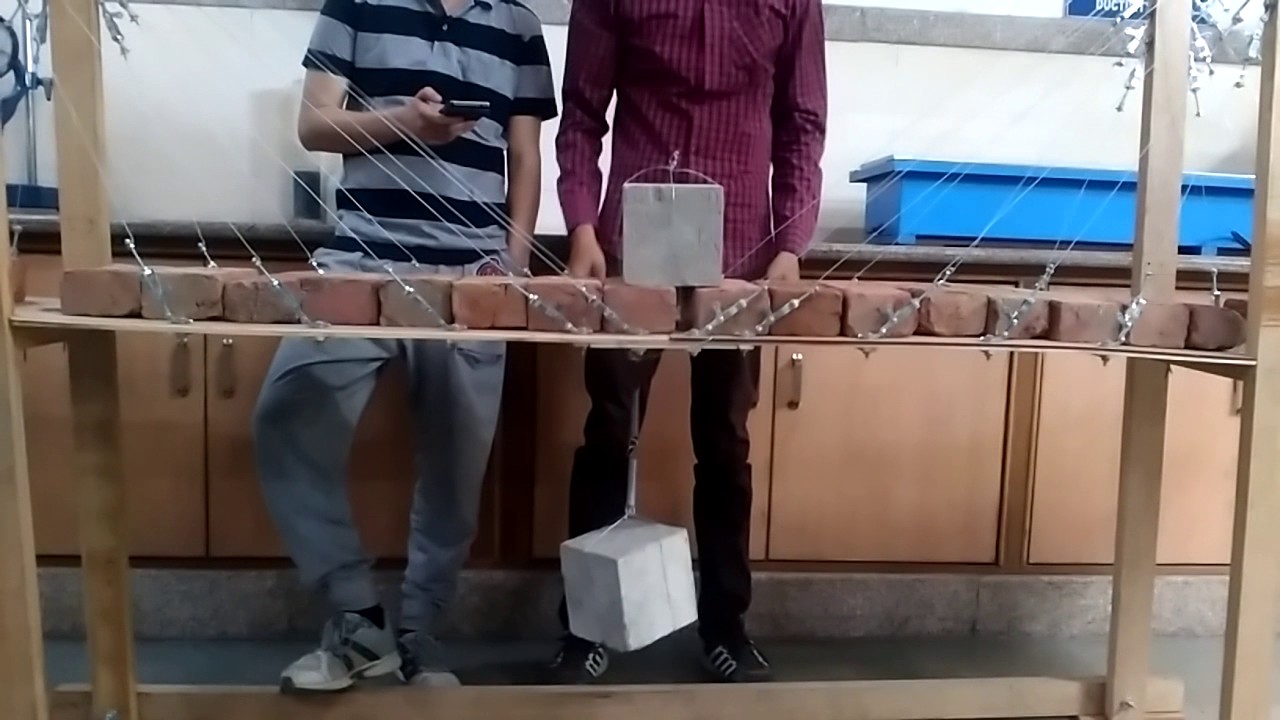 Vibration Damping in Cable Stayed Bridge using Mass Spring System - YouTube