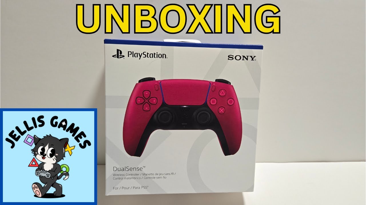 UNBOXING the NEW Cosmic Red PS5 Controller - YouTube