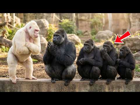 Rejected All His Life, an Albino Gorilla Finally Finds Love | animal stories