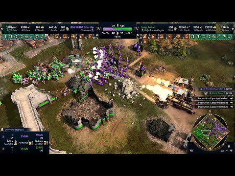 Epic HRE vs Ottomans Late Game Battle - YouTube