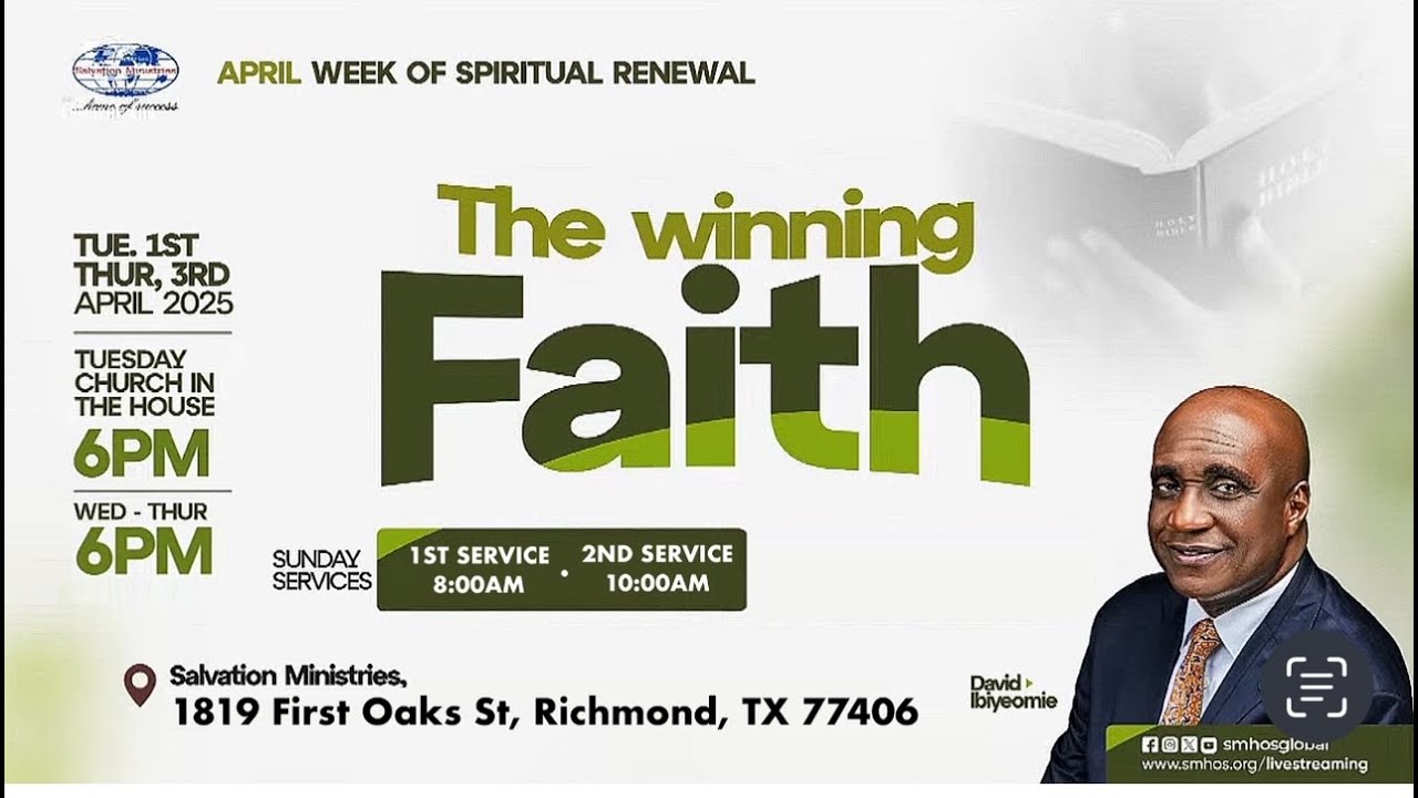 THE WINNING FAITH - DAY 2 W.O.S.R. | Wednesday, April 2nd, 2025 - YouTube