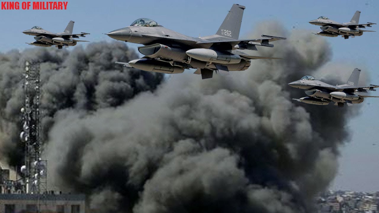 Pilot US F-16 Jet Suddenly Takes Off to Begin Bombing in the Conflict ...