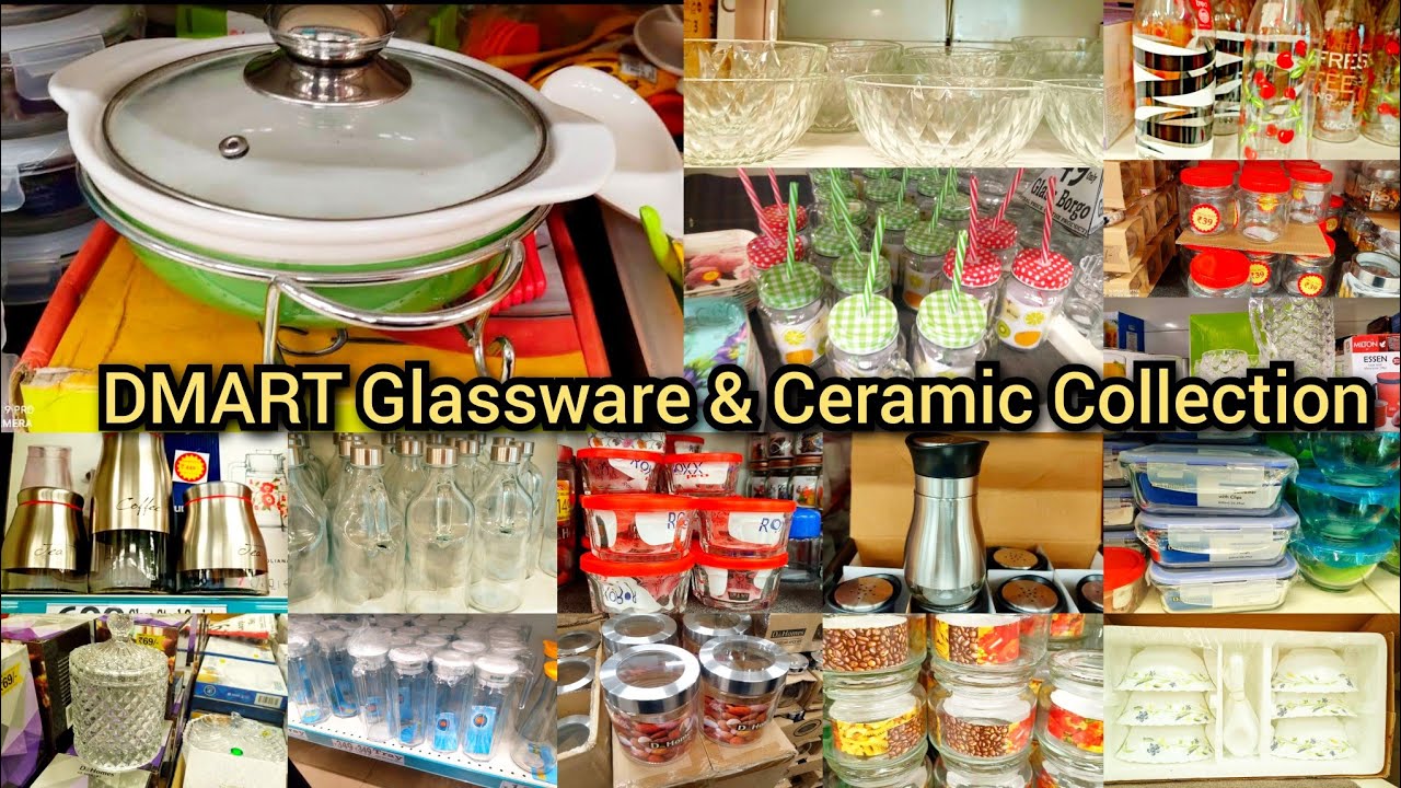 😍D'MART LATEST COLLECTION IN CERAMIC AND GLASSWARE ITEMS/DMART NEW ...
