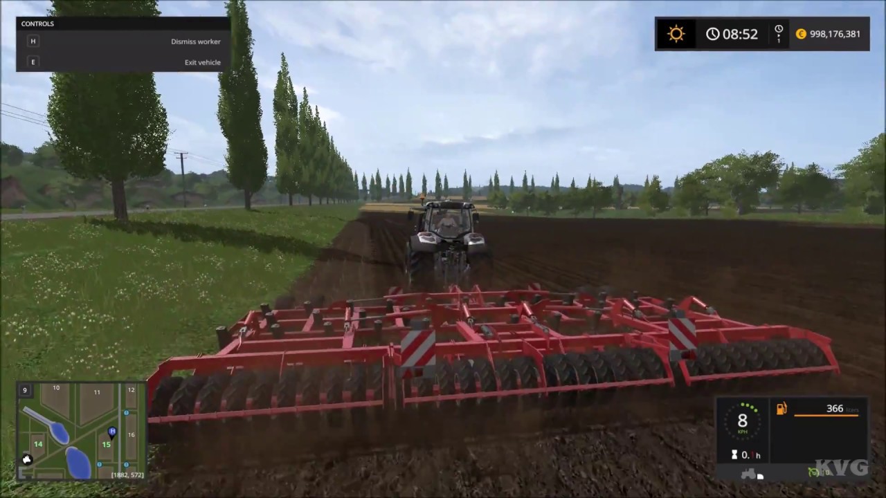 Farming Simulator 17 - Field Cultivator | Seedbed Preparation ...