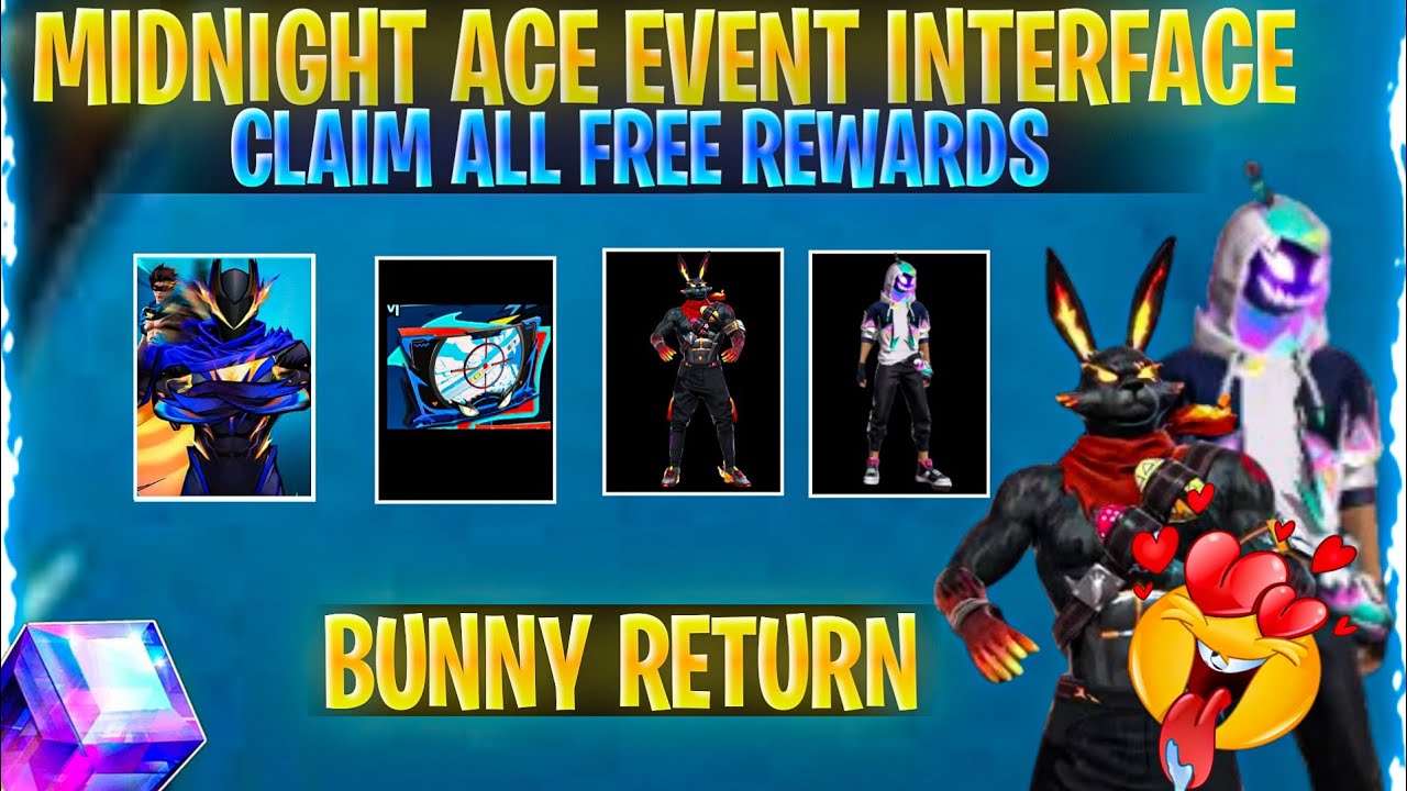 MIDNIGHT ACE TONIGHT FREE REWARDS | MIDNIGHT ACE EVENT FREE FIRE | FREE ...