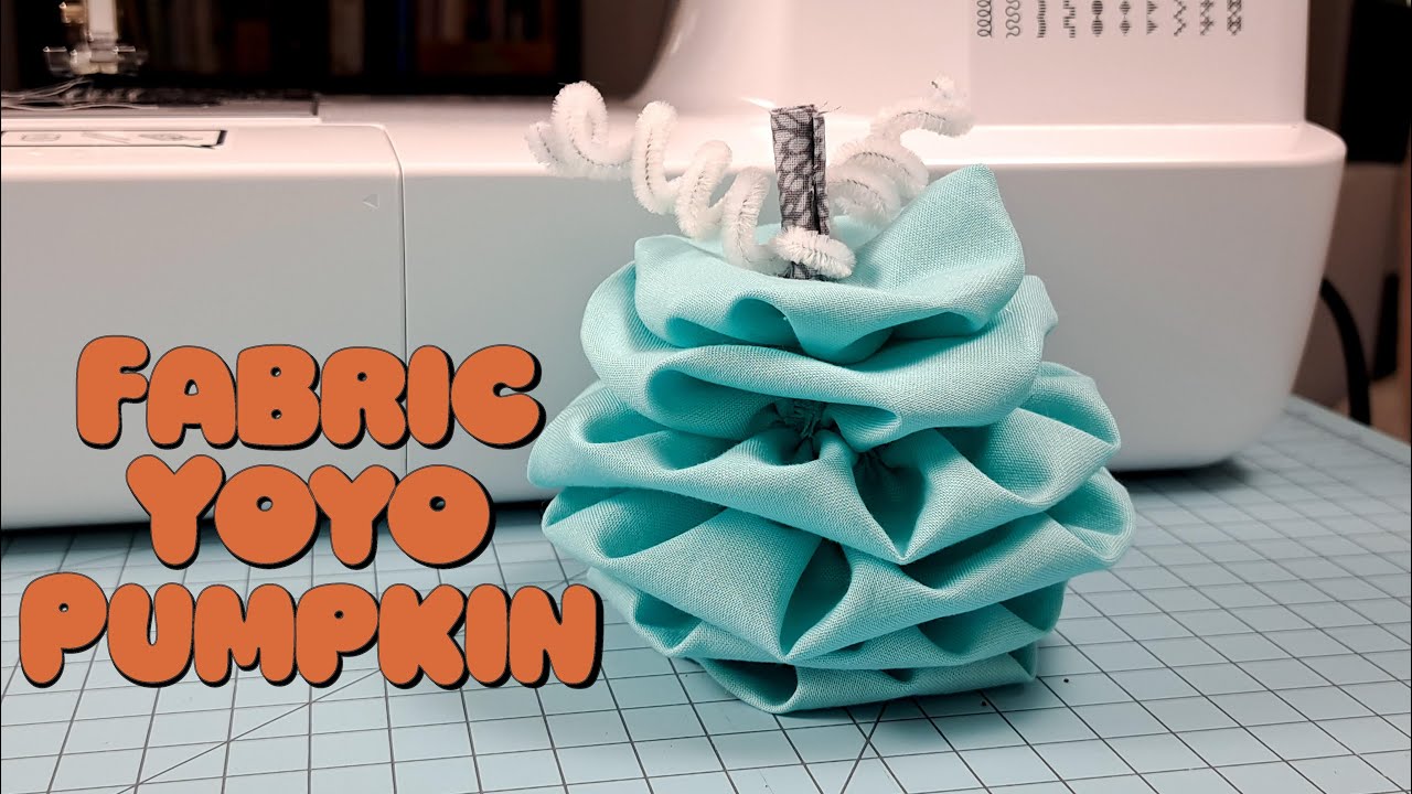 Make Adorable Yo-Yo Pumpkins in Minutes! - YouTube