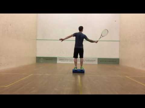 Serious Squash Skill Challenge #109: Foam Roller Figure 8's - YouTube