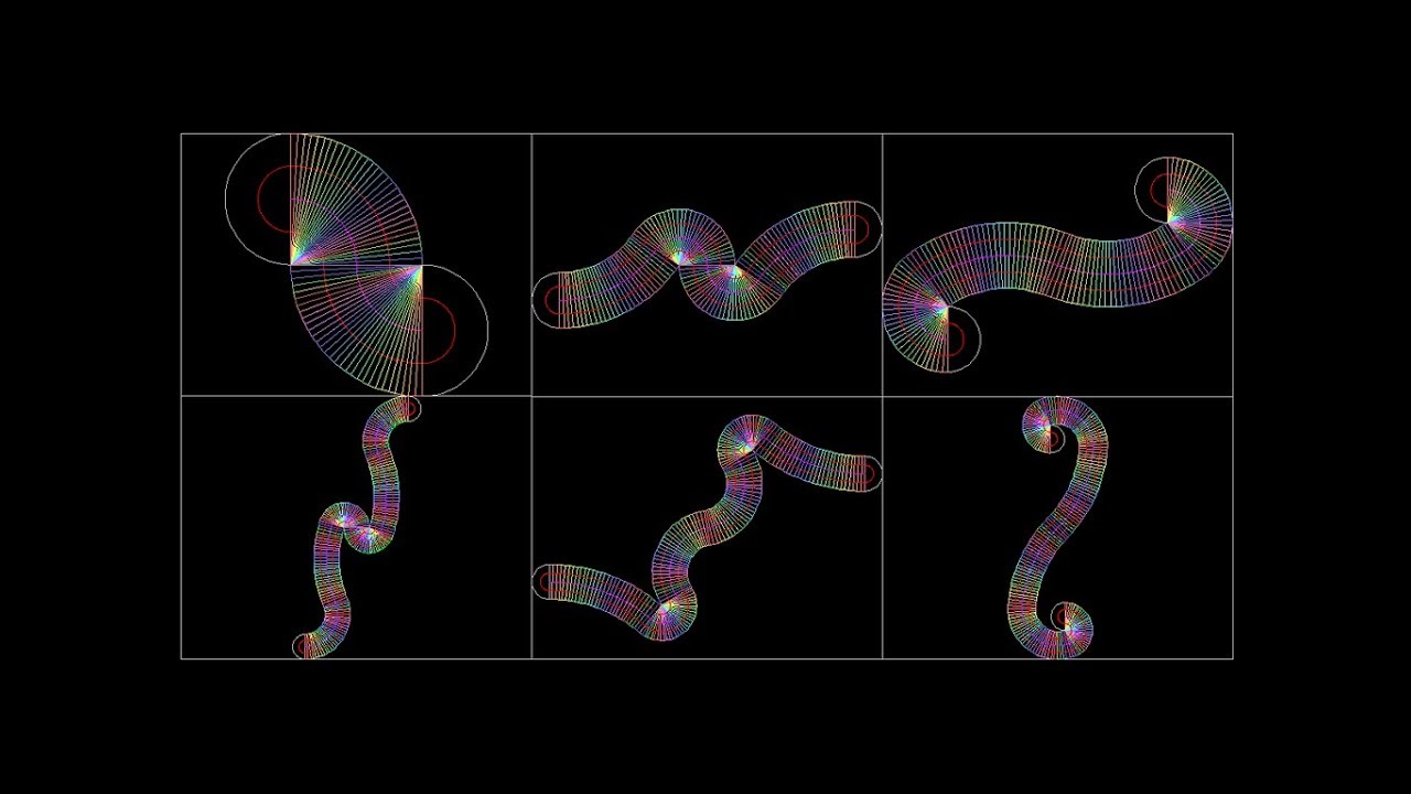 rolling locus of tri penta hepta sphericon - YouTube