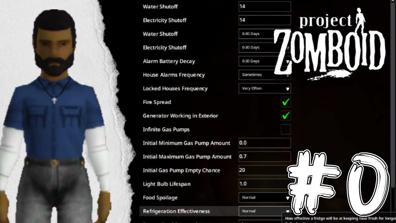 My Settings For Build 42! | Project Zomboid B42 | EP 0 - YouTube