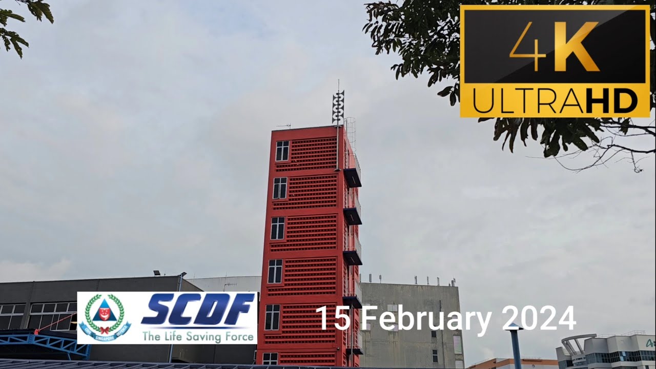 SCDF Public Warning System Siren 15 February 2024 - YouTube