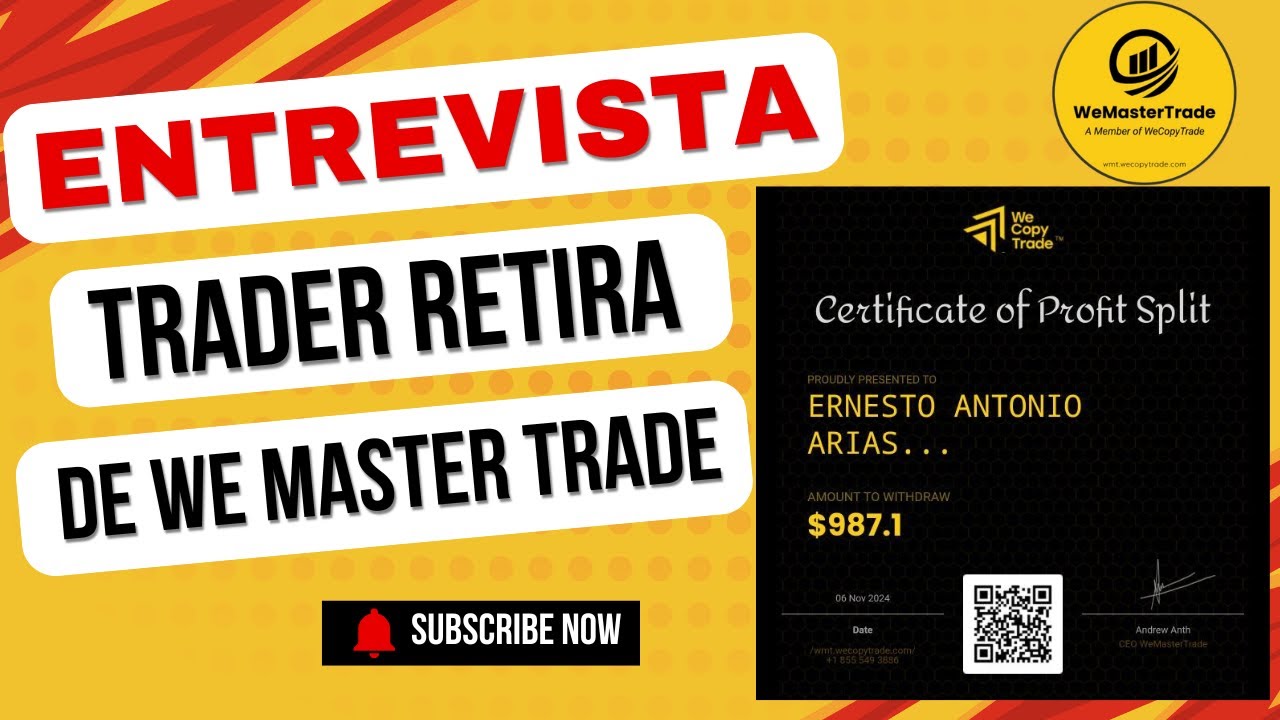 RETIRO EXITOSO💰💵WE MASTER TRADE- FONDEO DIRECTO🔥 - YouTube