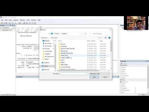 Stata-How to Create Do File and Log File in Stata - YouTube