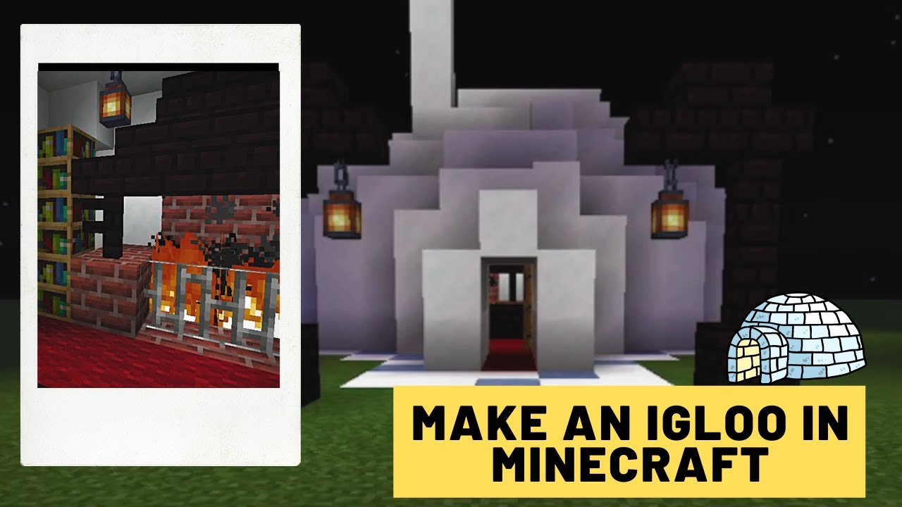 How To Make An Igloo In Minecraft - YouTube