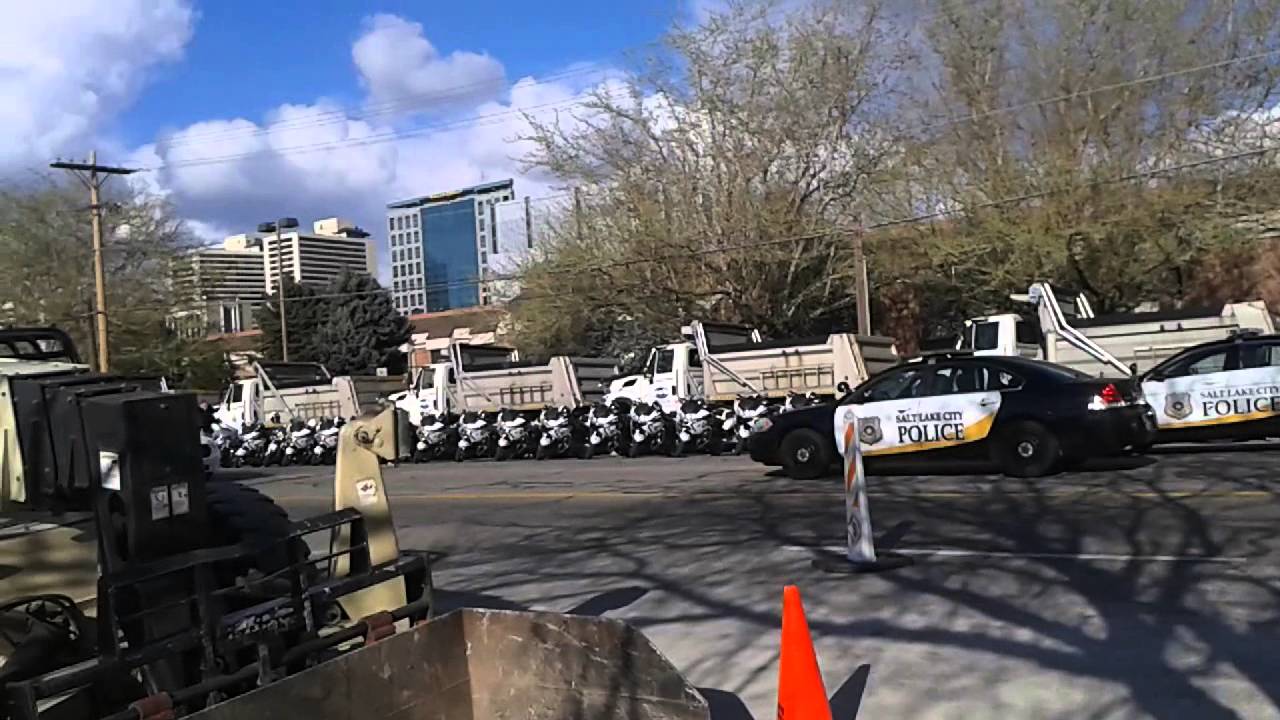 Obama's Security Detail at Salt Lake City Sheraton - YouTube