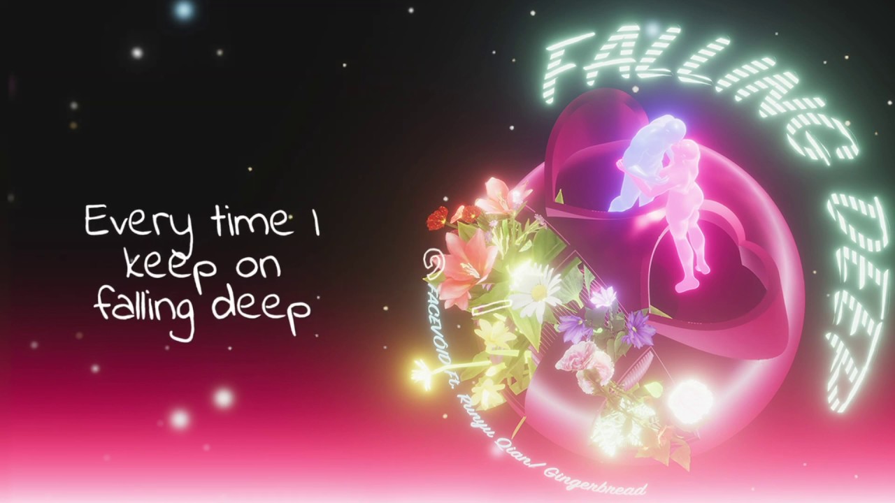 FACEVÔID - FALLING DEEP (Ft. Runyu Qian & Gingerbread) [Lyric Video ...