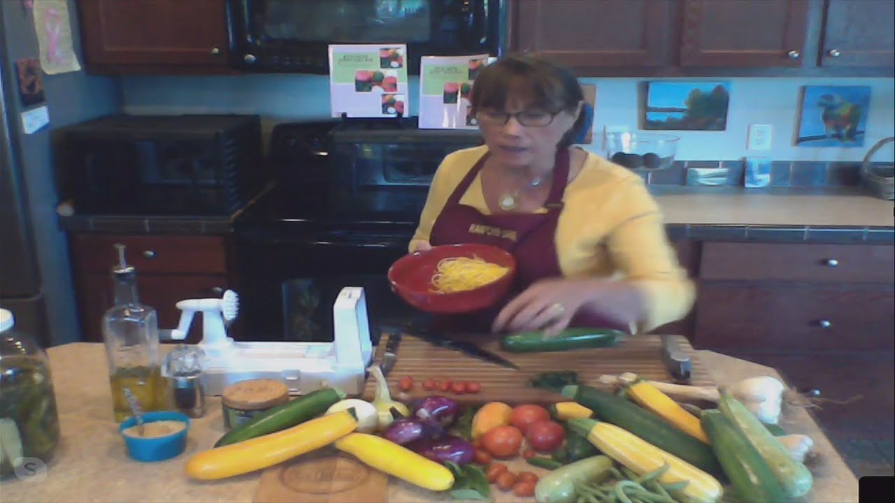 Raw Chef Jane's Simple Summer Pasta - YouTube
