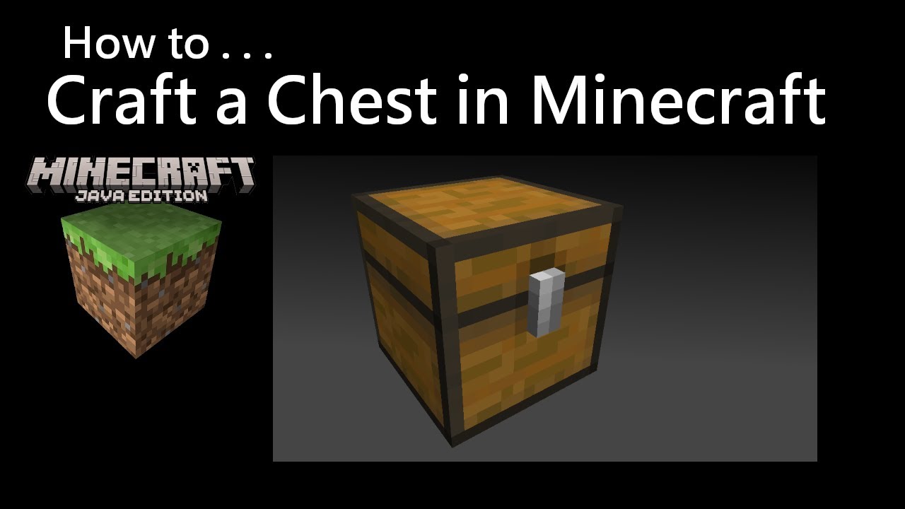 How To Craft a Chest in Minecraft - YouTube