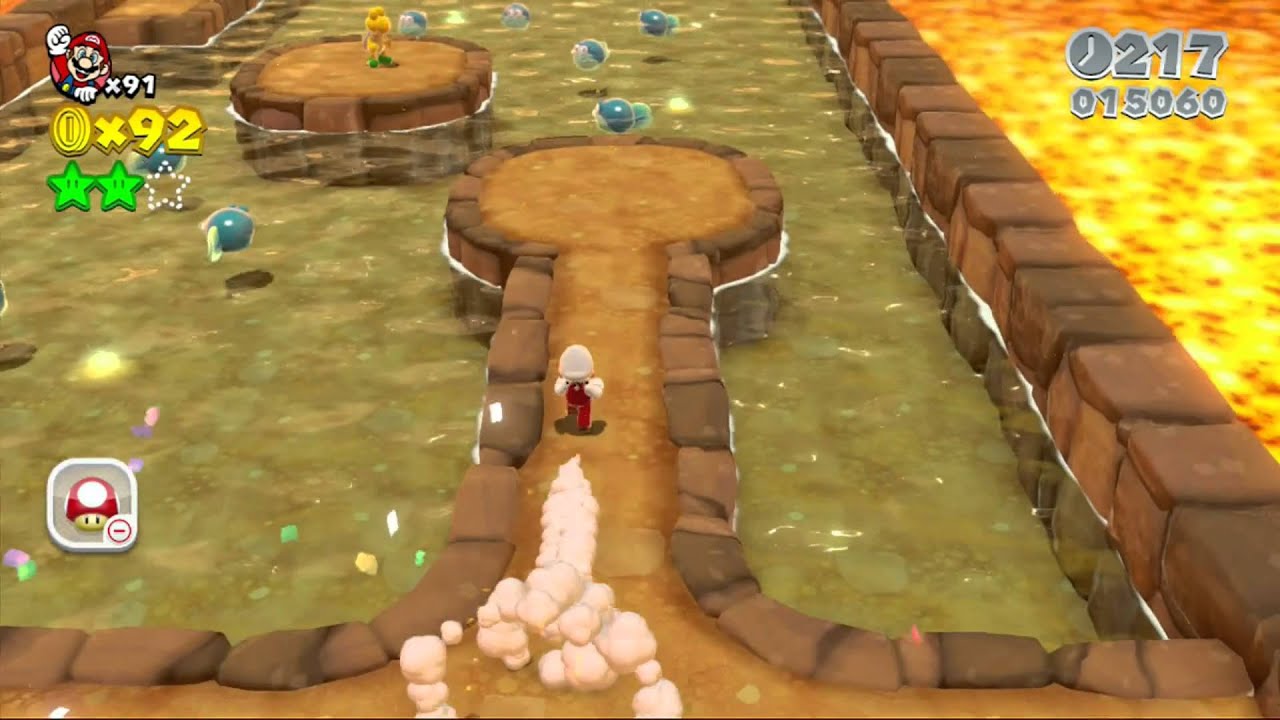 Super Mario 3D World Part 51 - Captain Toad, Prince Bully, Rammerhead ...