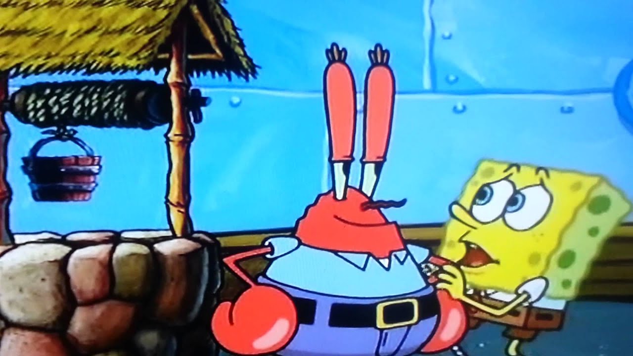 Mr.Krabs gets eat live - YouTube